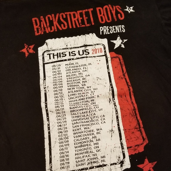 Vintage | Shirts | 20backstreet Boys This Is Us Tour T | Poshmark